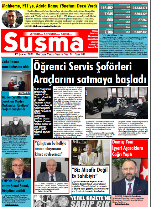 Susma’da bu hafta (17 Şubat)